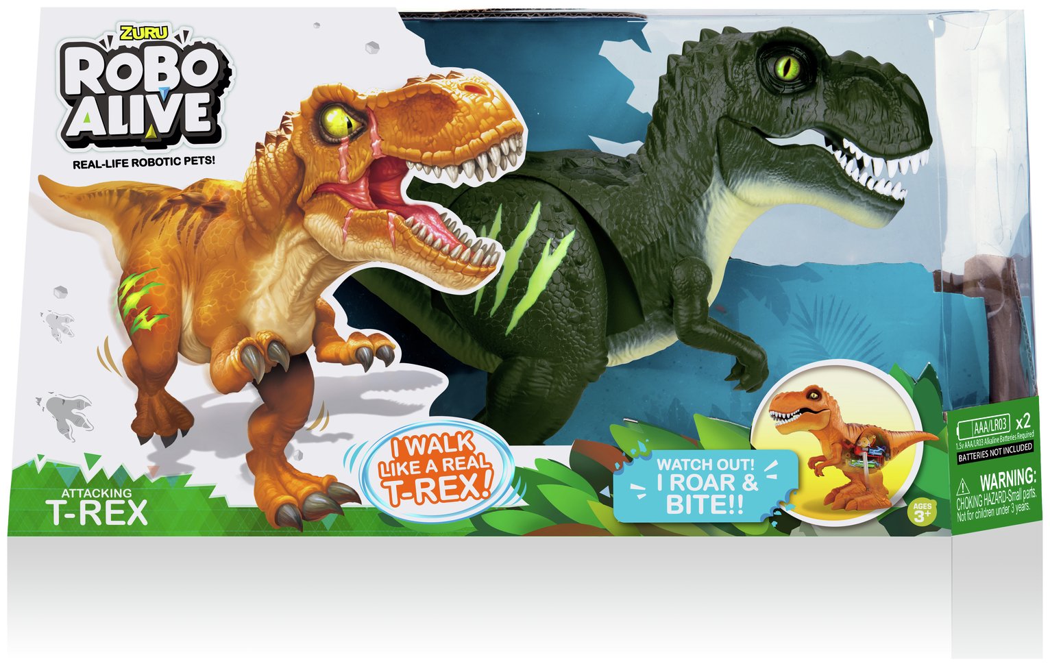 Robo Alive Attacking T-Rex Series 1 Dino