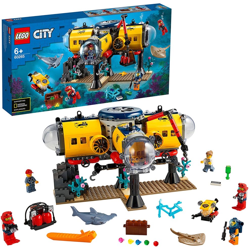 LEGO City Ocean Exploration Base Underwater Set - 60265