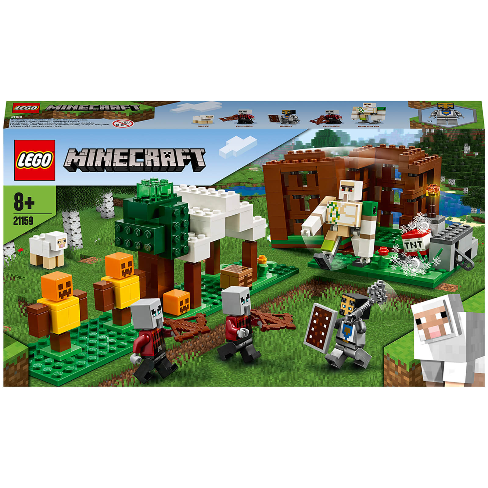 LEGO Minecraft The Pillager Outpost Building Set 21159