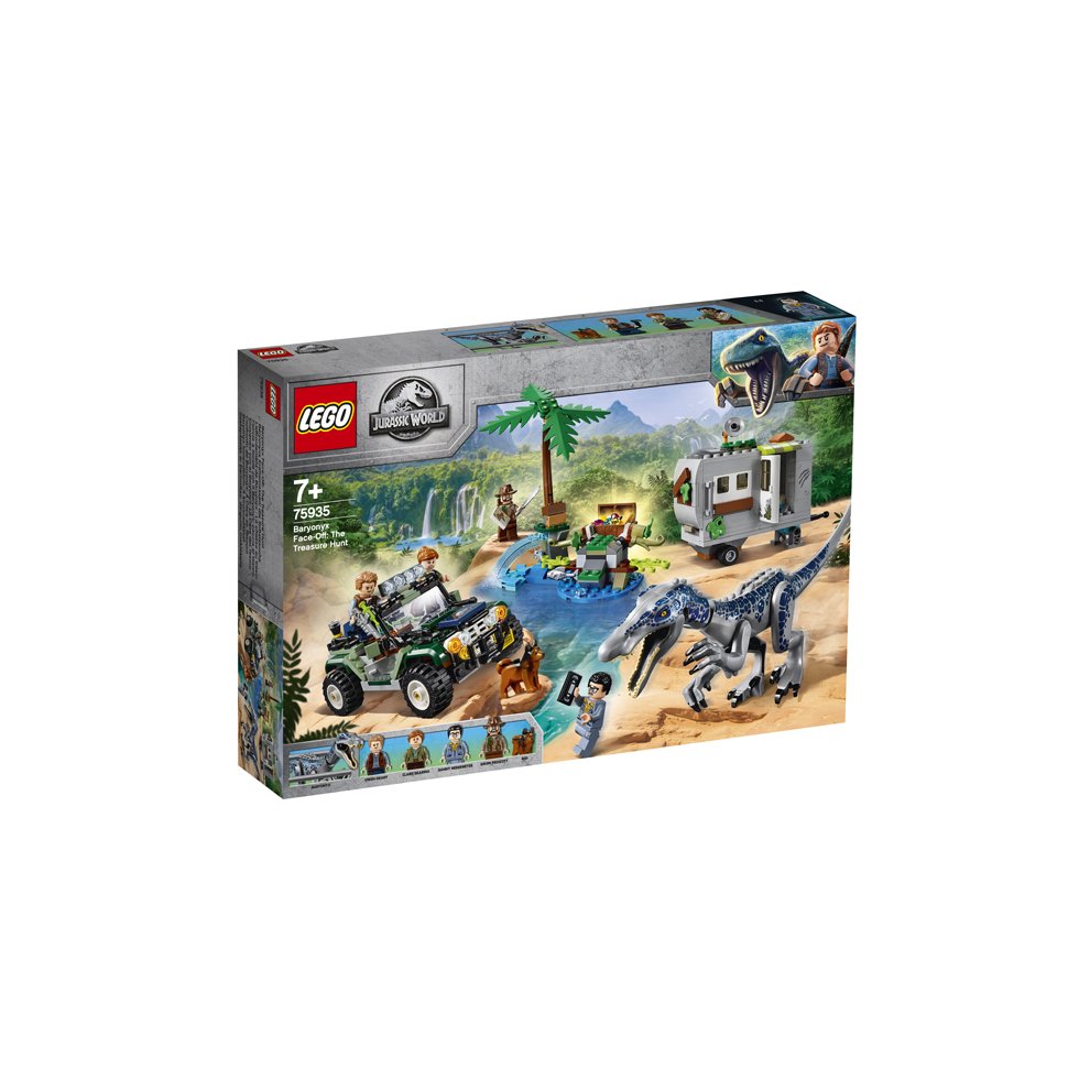 LEGO Jurassic World Baryonyx Face-Off Treasure Set 75935
